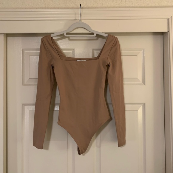 Aritzia | Tops | Aritzia Babaton Square Neck Bodysuit | Poshmark